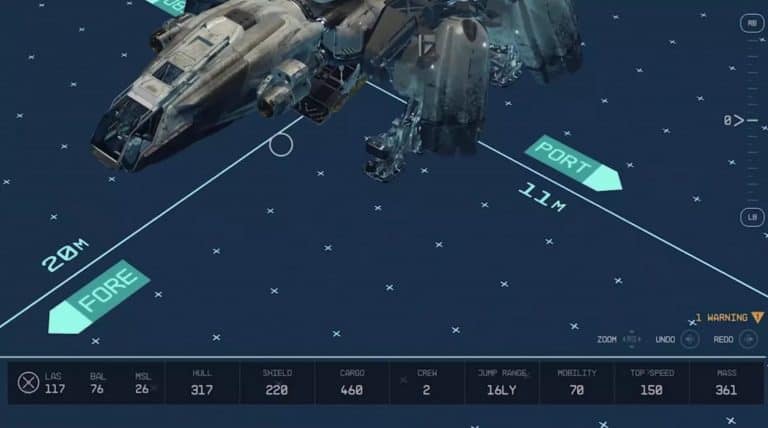 Starfield: Ship Stats | Starfieldmodhub.com
