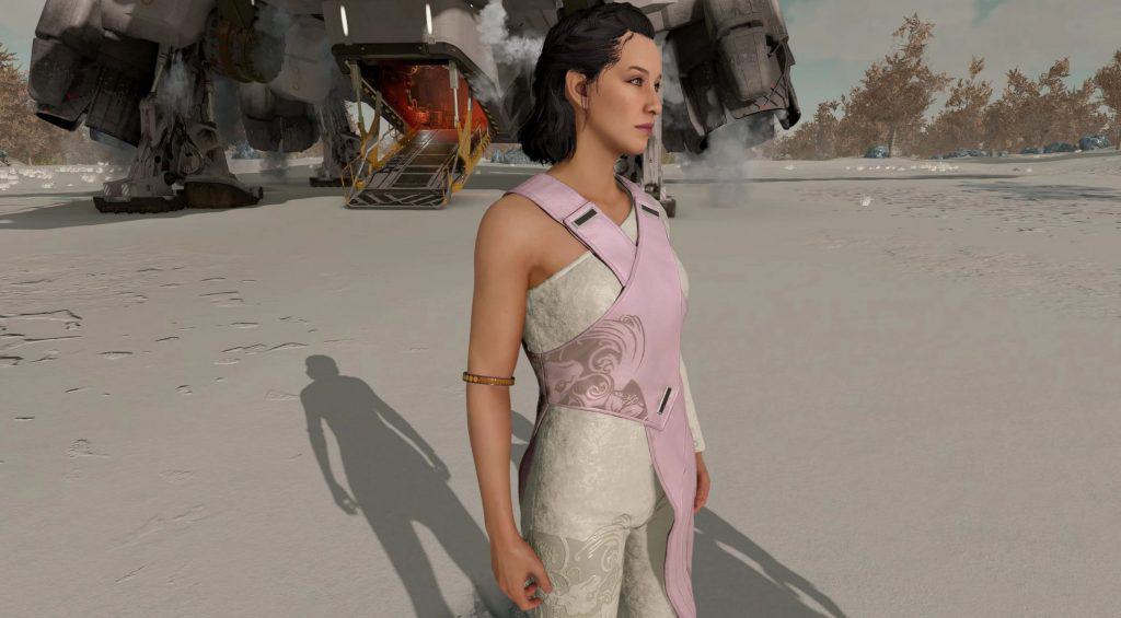 Andreja default clothing recolor | Starfield Mod Download