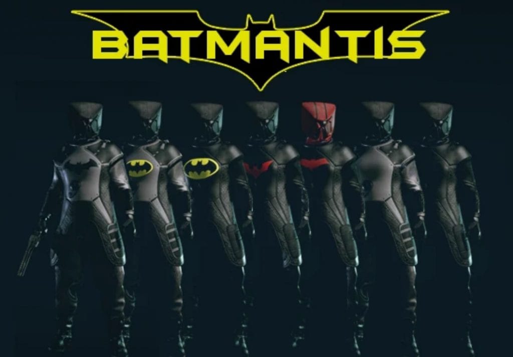 Batmantis - Batman inspired recolor of Mantis | Starfield Mod Download