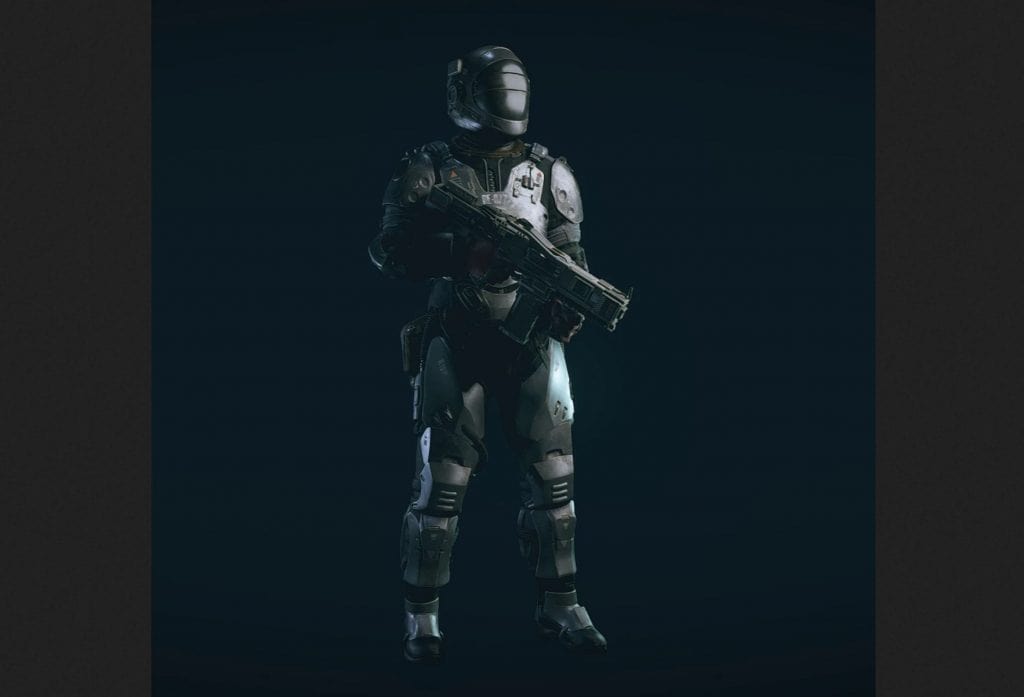 Black Shocktrooper Spacesuit | Starfield Mod Download