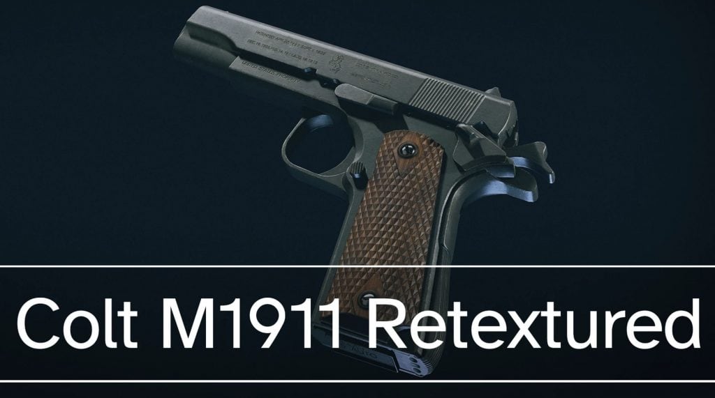 Colt 1911 Retextured | Starfield Mod Download