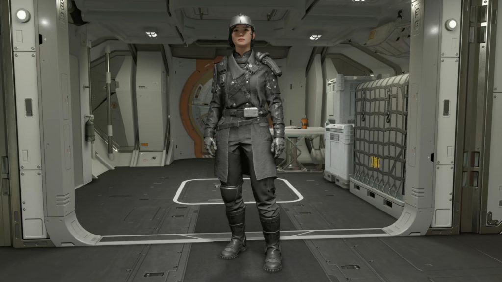 First Mercenary Outfit and Paxton's Officer Hat - Black Dark-Grey ...