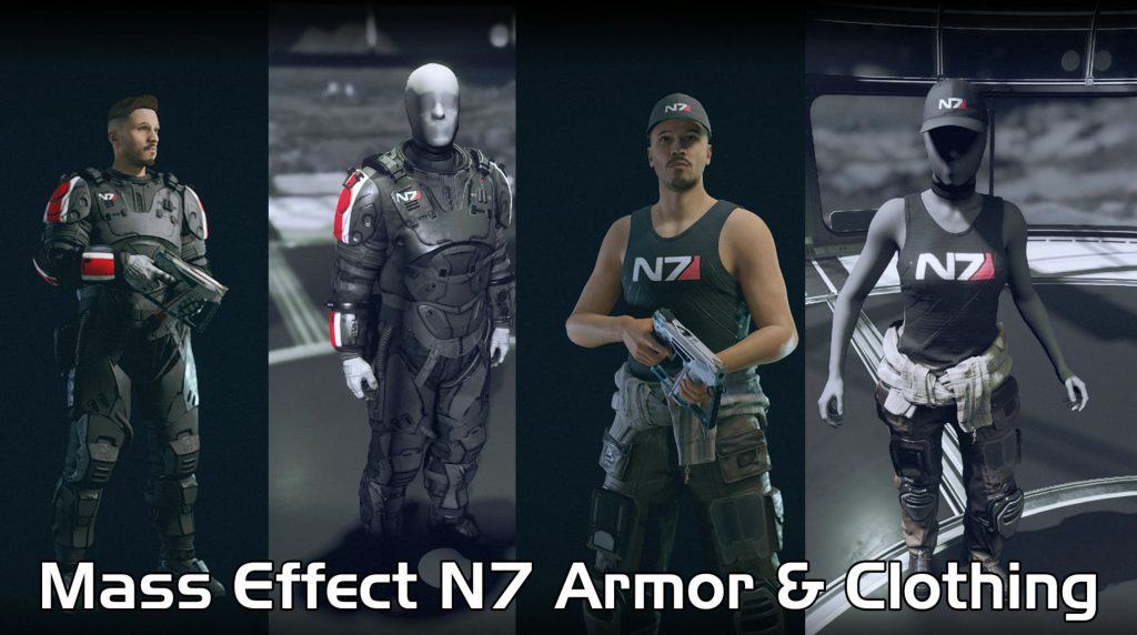 Mass Effect N7 Armor - Clothing | Starfield Mod Download