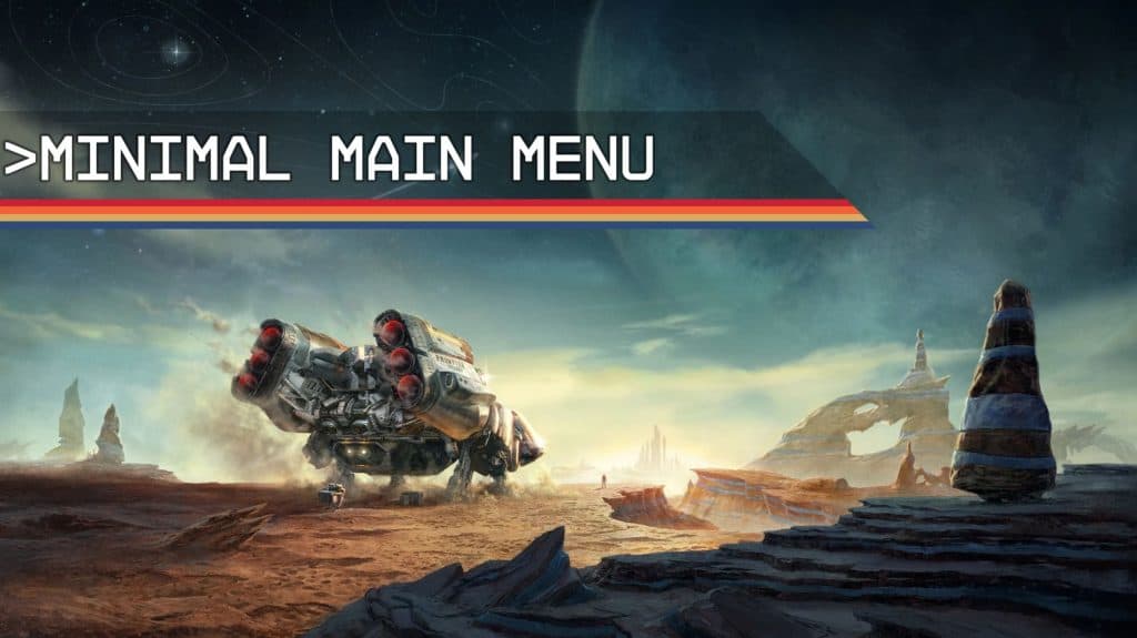 Minimalist Main Menu | Starfield Mod Download