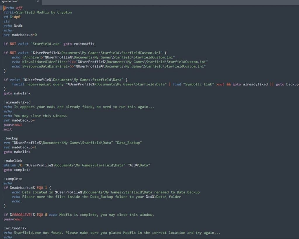 Modfix | Starfield Mod Download