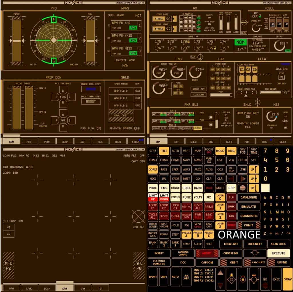 Nova Cockpit Screen Colour | Starfield Mod Download