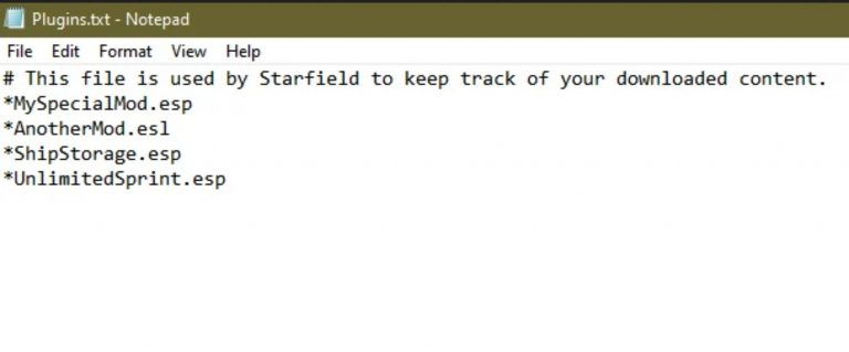 Plugins.txt Enabler | Starfield Mod Download