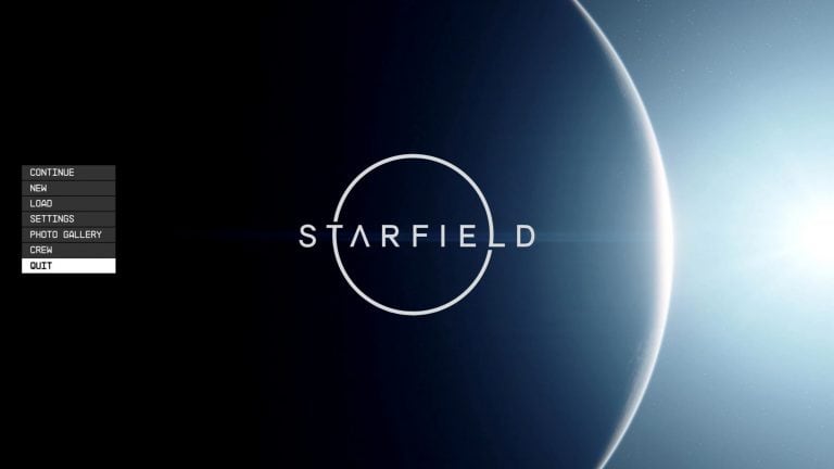 Quick and Clean Main Menu | Starfield Mod Download