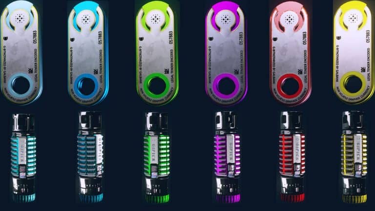 Recolored Silver Credit Stick and Digipick | Starfield Mod Download