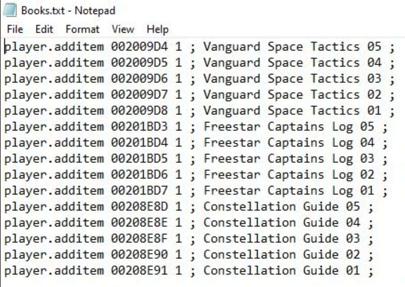 Space Codes | Starfield Mod Download