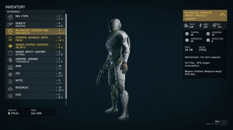 Spaceborn Armor - Enhanced | Starfield Mod Download