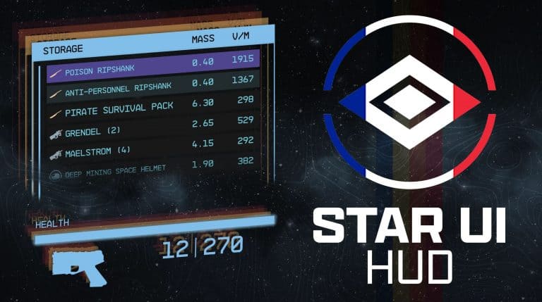 StarUI HUD - Francais (1.0) | Starfield Mod Download