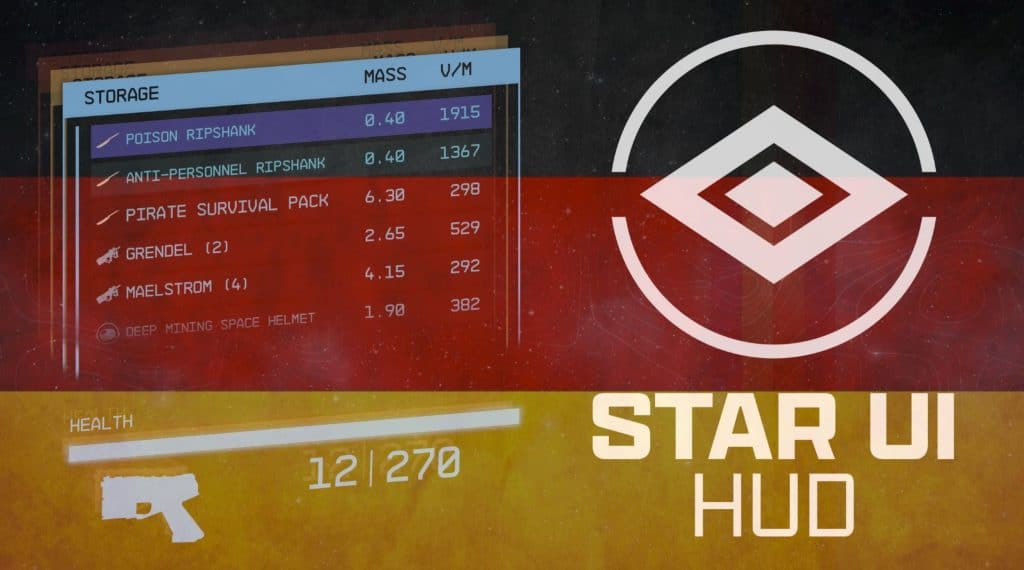 StarUI HUD - German | Starfield Mod Download