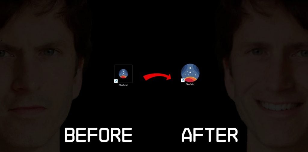 Starfield HD Vanilla Desktop Shortcut Icon | Starfield Mod Download