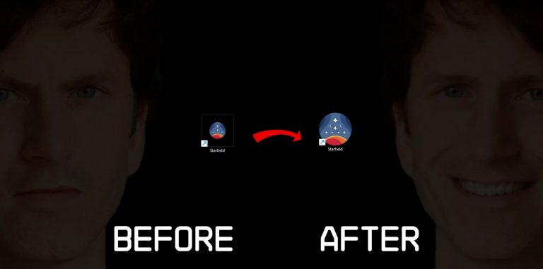 Starfield HD Vanilla Desktop Shortcut Icon | Starfield Mod Download