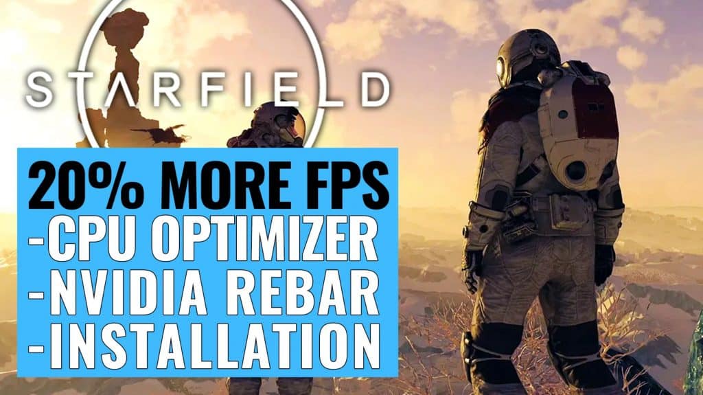 Starfield Performance Tweaks - 20 percent more FPS with the same quality | Starfield Mod Download