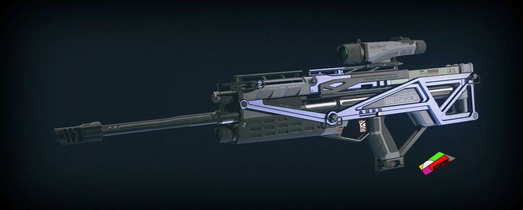 Tactical Blued Steel Beowulf | Starfield Mod Download