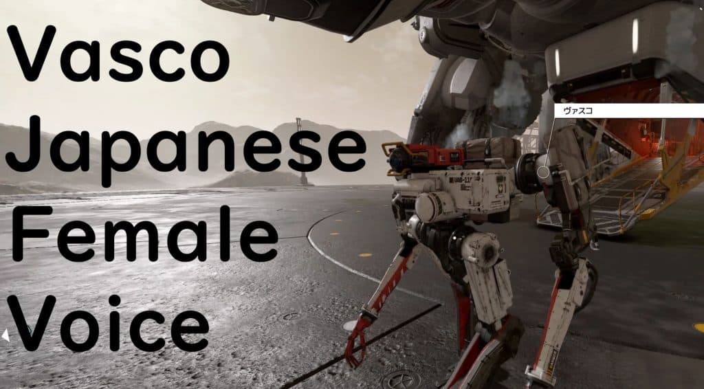 Vasco Japanese Female Voice | Starfield Mod Download