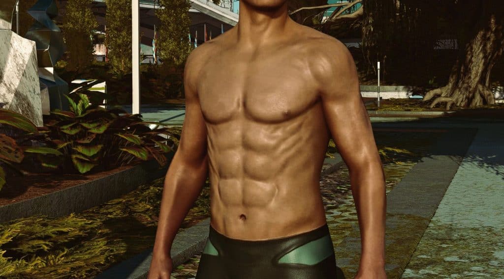 XS Ripped - Male Sporty Sexy Map Athletic fitness muscle texture - body ...