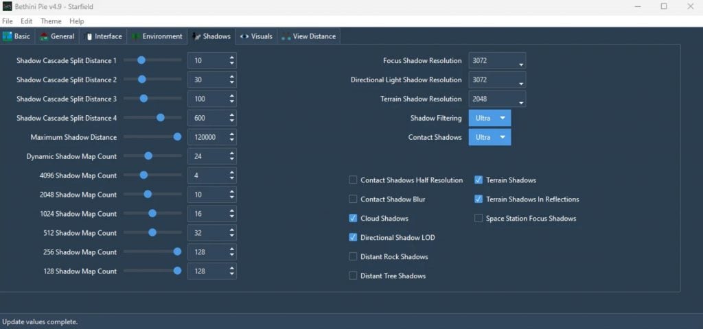 Bethini Pie (Performance INI Editor) | Starfield Mod Download