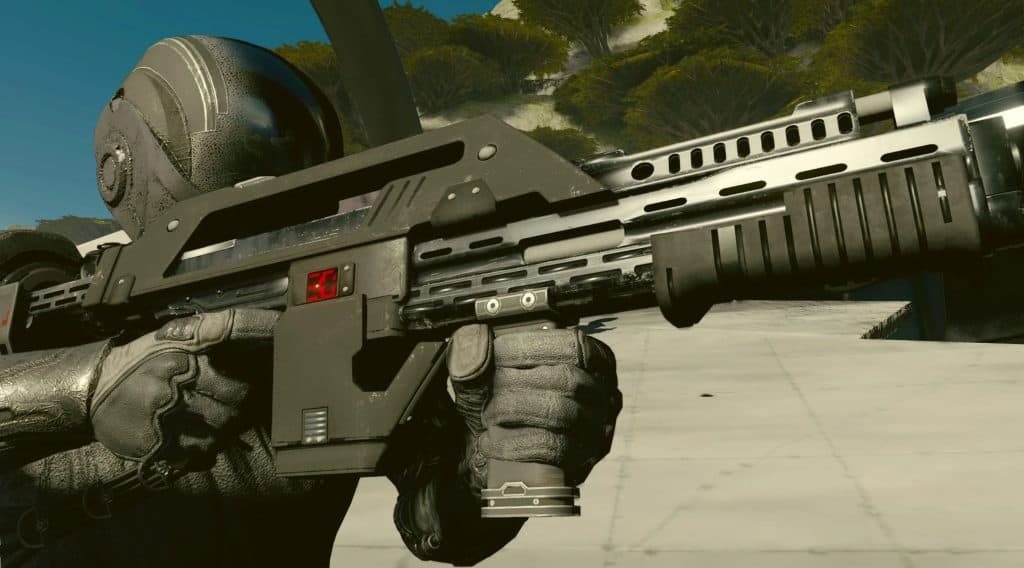 M41A Pulse Rifle (AA-99 replacer) Fully animated | Starfield Mod Download