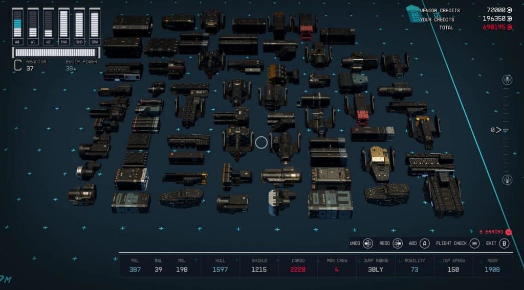 Ship Builder Retexture - Weapon Modules - Black | Starfield Mod Download