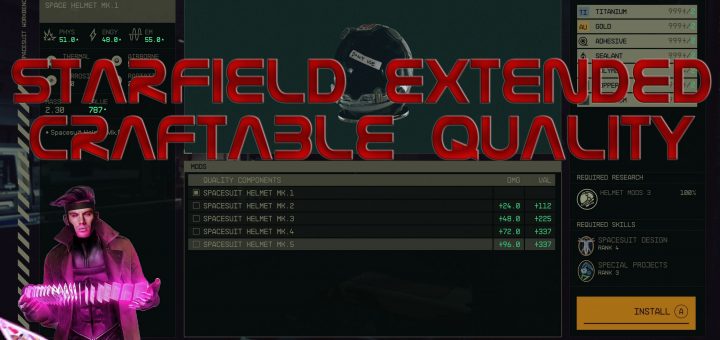 Starfield Gameplay Mods | Gameplay Starfield Mod Download