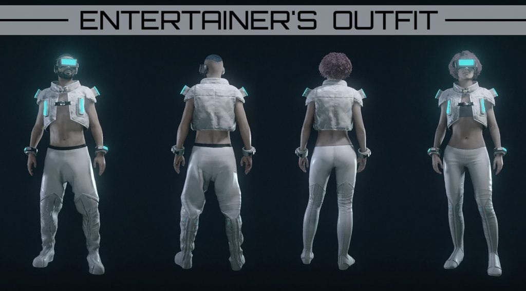 Neon Entertainer's Outfit | Starfield Mod Download