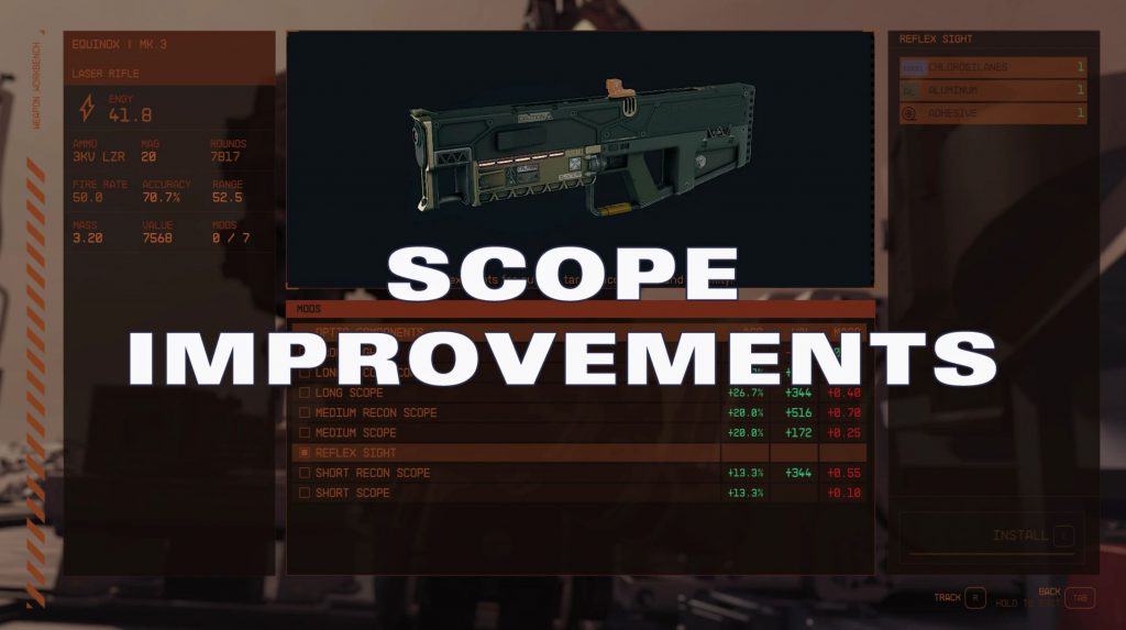 Scope Improvements - SI | Starfield Mod Download